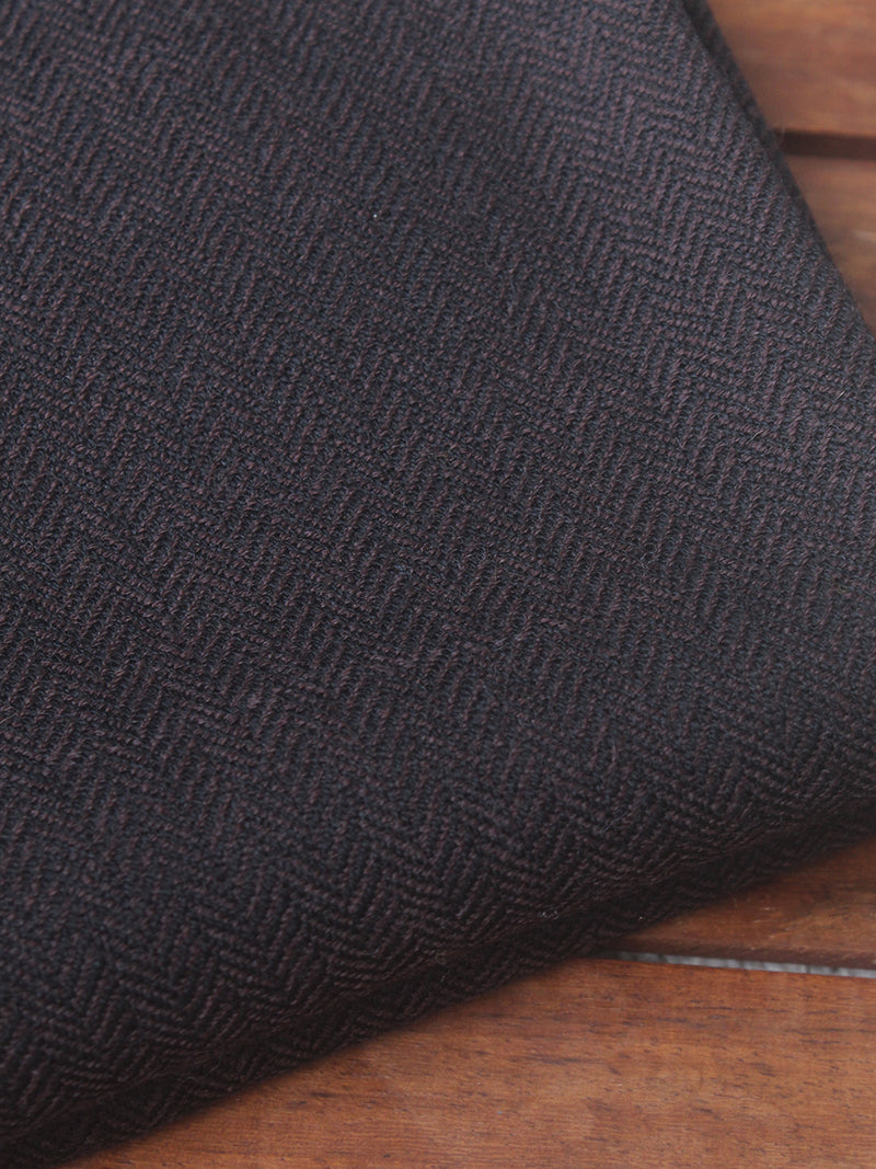 Brown Kullu Handloom Pure Wool Fabric – Weaves of Tradition